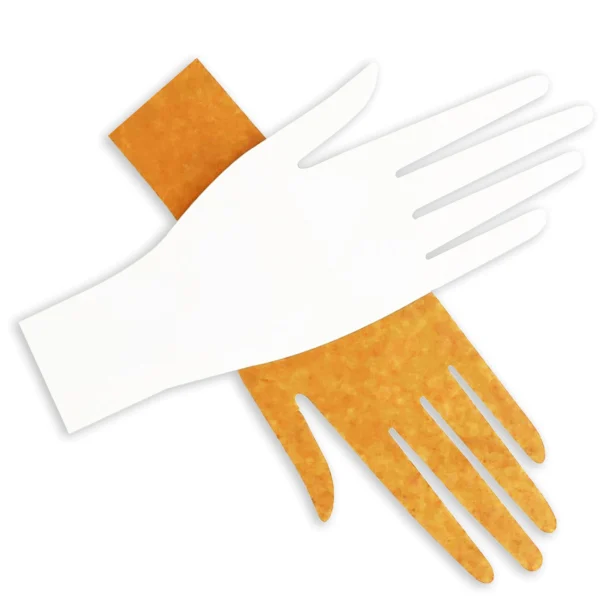 Saairaa Organics Reusable Acrylic Half Hand (Palm) for Mehndi Practice ...